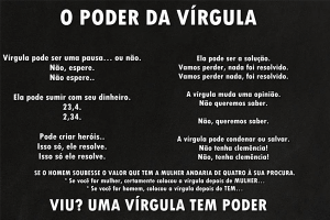 Uso da vírgula - Funções e Regras de uso: Exemplos de como usar